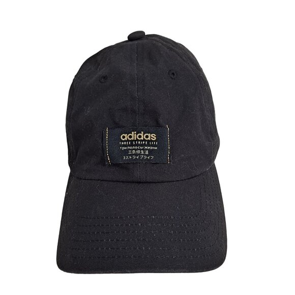 adidas | Accessories | Adidas Hat Climalite Three Stripe Life Black ...